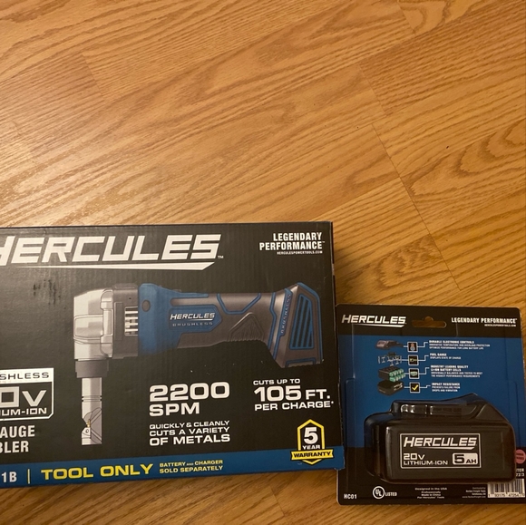Other | Hercules 16 Gauge Nibbler And 2v Battery | Poshmark